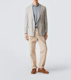 Brunello Cucinelli Cotton Polo Sweater