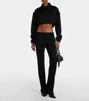 Balenciaga Cropped Blouson Jacket