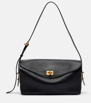 Balenciaga Le 7 Leather Shoulder Bag