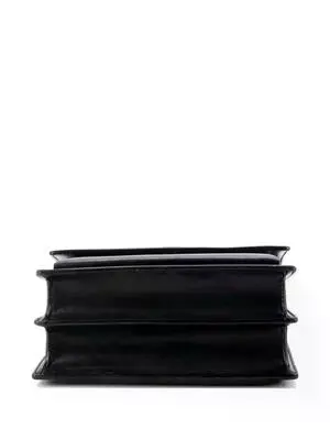 Saint Laurent Sunset Leather Medium Crossbody Bag - Black