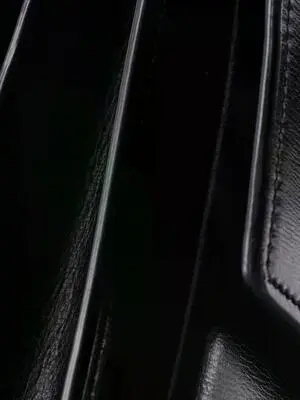 Saint Laurent Sunset Leather Medium Crossbody Bag - Black