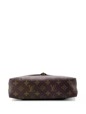 LOUIS VUITTON Saint Placide Handbag Monogram Canvas And Leather Shoulder Bag - Red