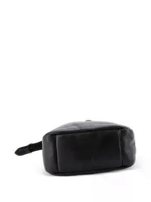 Saint Laurent Le 5 A 7 Supple Leather Small Hobo Bag - Black
