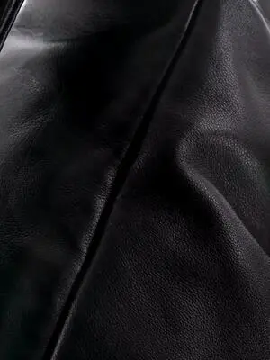 Saint Laurent Le 5 A 7 Supple Leather Small Hobo Bag - Black