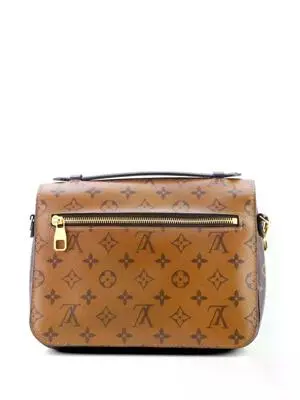 LOUIS VUITTON Pochette Metis Reverse Monogram Canvas Crossbody Bag - Brown