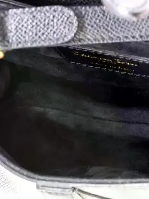 Dior Saddle Leather Mini Shoulder Bag - Black