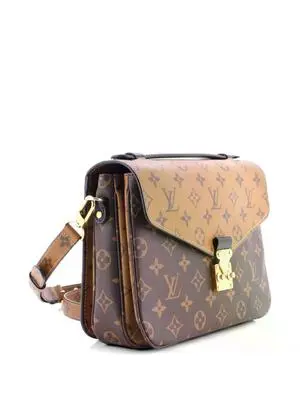 LOUIS VUITTON Pochette Metis Reverse Monogram Canvas - Brown