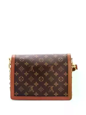 LOUIS VUITTON Dauphine Reverse Monogram Canvas Mm Shoulder Bag