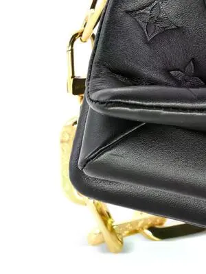 LOUIS VUITTON Coussin Bb Crossbody Bag Monogram Embossed Lambskin - Black