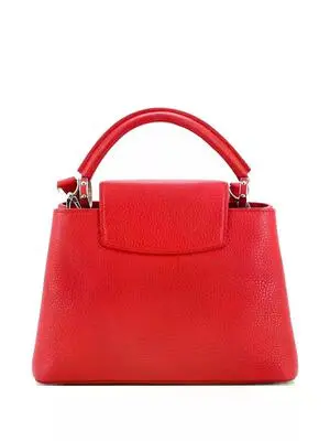 LOUIS VUITTON Capucines Bb Satchel Leather - Red