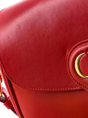 Dior Bobby Flap Bag Leather Medium - Red