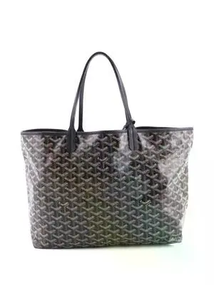 Goyard Saint Louis Coated Canvas Pm Tote Bag - Black