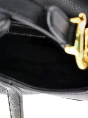 Dior Saddle Handbag Leather Mini Shoulder Bag - Black
