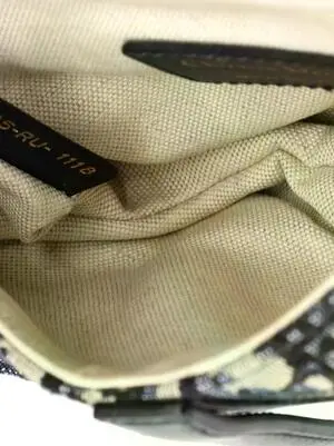 Dior Saddle Handbag Oblique Canvas Mini Shoulder Bag - Blue