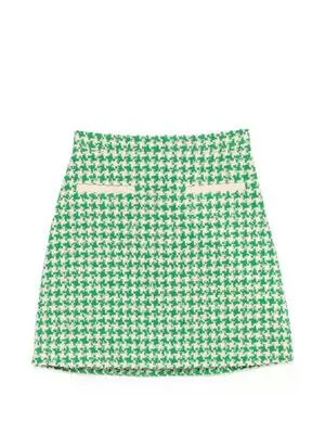 Valentino Garavani Houndstooth Mini Skirt
