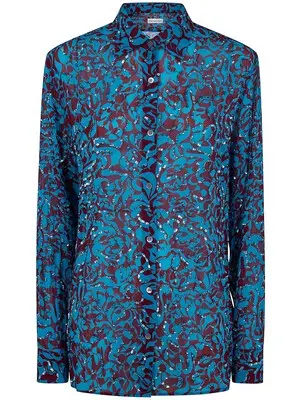 Dries Van Noten Clavelly Embroidered Shirt
