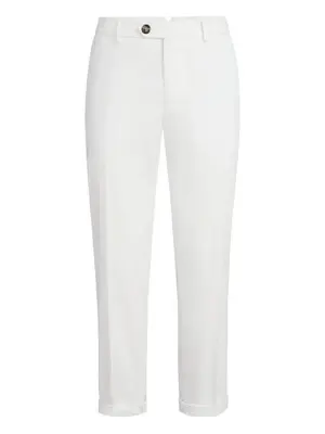 Brunello Cucinelli Straight Trousers - White