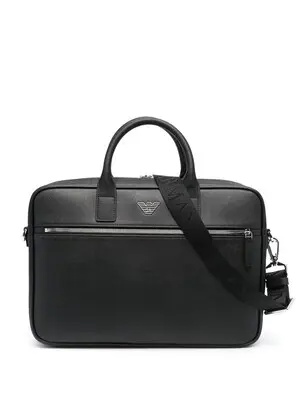 Emporio Armani Briefcase Bag - Black