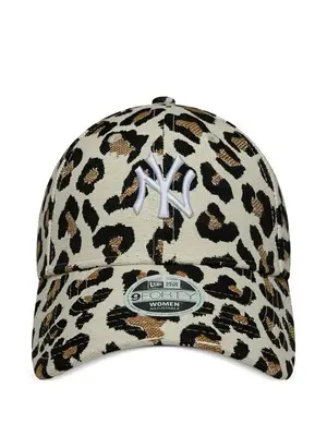 New Era NEW ERA Leopard Print Baseball Hat Gray