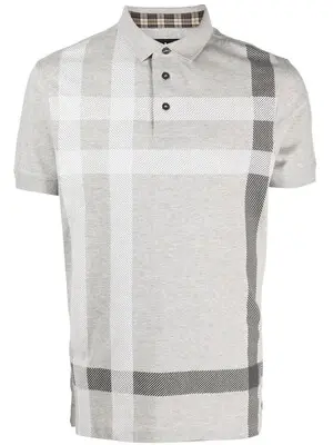 Barbour Blaine" Polo Shirt - Gray