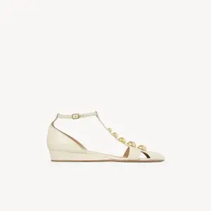 Chloé Cleia Sandal - Eggshell