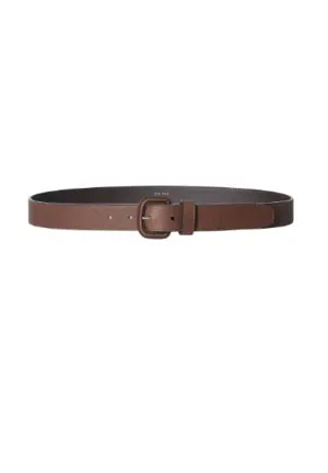 THE ROW Elsie Belt - Dark Brown Ans