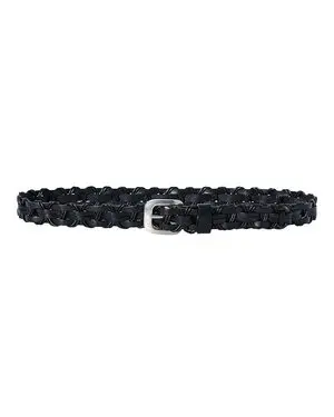 THE ROW Cord Belt - Black Ans