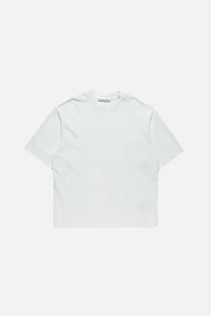 Acne Studios Rubber Logo T-shirt - Ice White
