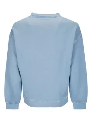 Carhartt Work In Progress Logo Cotton Sweatshirt - Blue