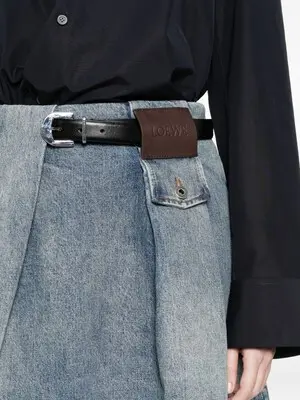 Loewe Denim Mini Skirt