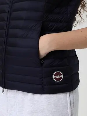 COLMAR Padded Nylon Vest With Zip - Blue