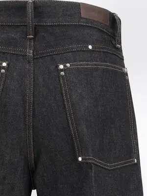 LEMAIRE Wide Leg Cotton Denim Jeans