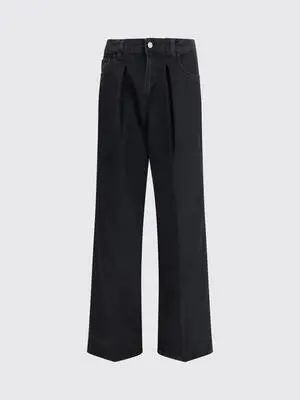 HAIKURE Wide Leg Denim Jeans - Black