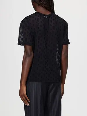 Alexander McQueen Polka Dot Tulle Top