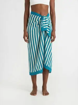 ERES Striped Skirt - Green