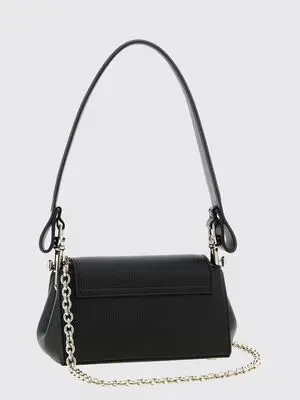 VIVIENNE WESTWOOD Grained Faux Leather Mini Bag - Black