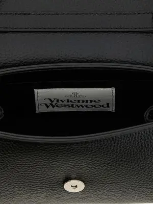 VIVIENNE WESTWOOD Grained Faux Leather Mini Bag