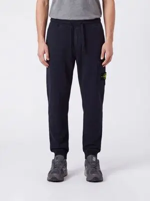 Stone Island Jogger Pants With Cargo Pocket - Blue