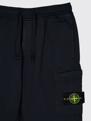 Stone Island Jogger Pants With Cargo Pocket - Blue