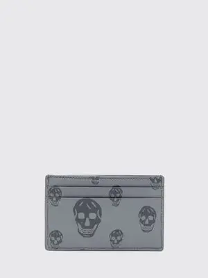 Alexander McQueen Skull Printed Leather Card Holder