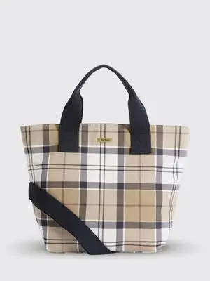 Barbour Tartan Cotton Maisy Bag - Natural