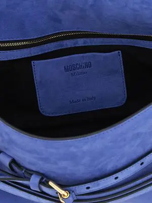 Moschino Suede Bag - Blue