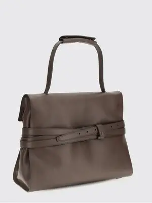 Moschino Tie Me Nappa Leather Shoulder Bag - Brown
