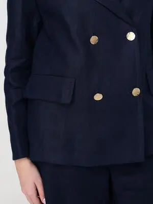 Max Mara Double Breasted Jacket - Navy