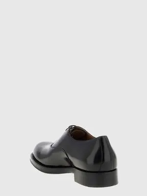 Dries Van Noten Brushed Calfskin Leather Derby Shoes