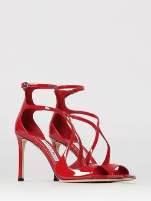 JIMMY CHOO Heeled Sandal - Red