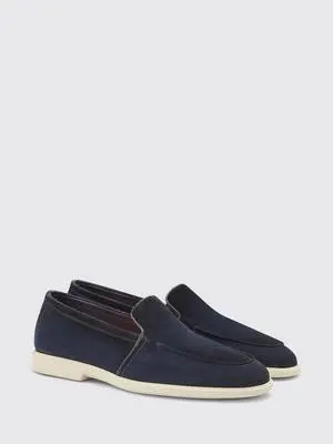 Santoni Malibu Suede Loafers