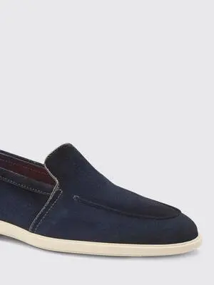 Santoni Malibu Suede Loafers