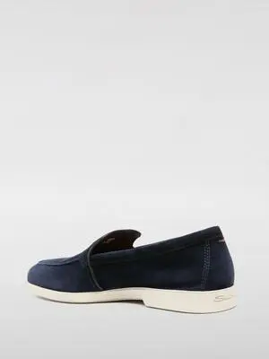 Santoni Malibu Suede Loafers