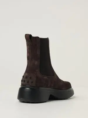 TOD'S Suede Chelsea Boots - Brown